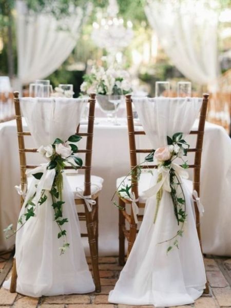 43 Best Wedding Chair Decoration Ideas To Dress Up Your Day