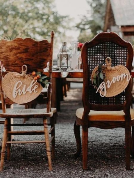 43 Best Wedding Chair Decoration Ideas To Dress Up Your Day