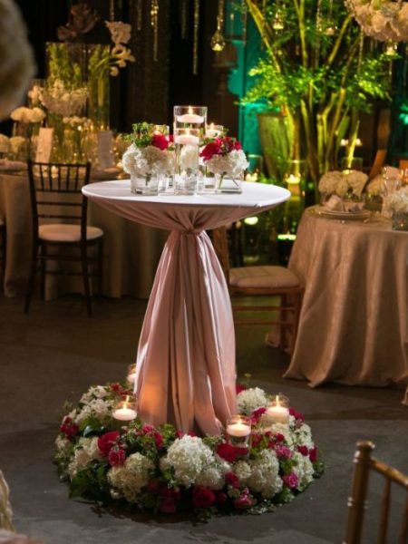 35 Perfect Wedding Cocktail Table Decor Ideas You Can Afford