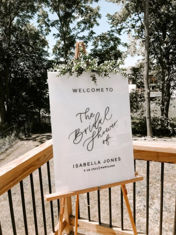 20 Best Bridal Shower Welcome Sign Ideas To Wow The Guests