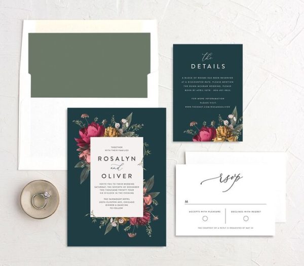 39 Gorgeous Fall Wedding Invitations to Fall in Love with