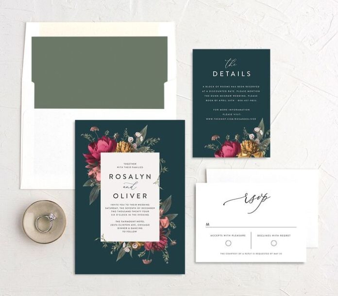 39 Gorgeous Fall Wedding Invitations to Fall in Love with