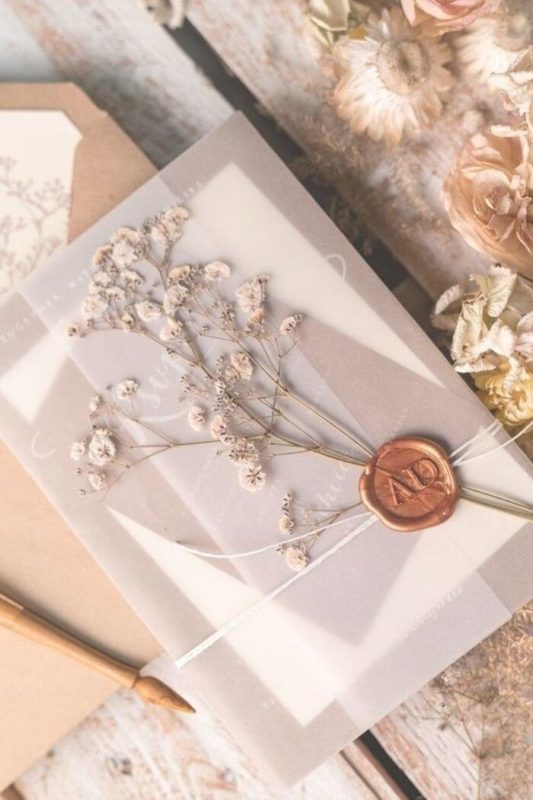 Make Your DIY Wedding Invitations with 18 Best Ideas & Tips
