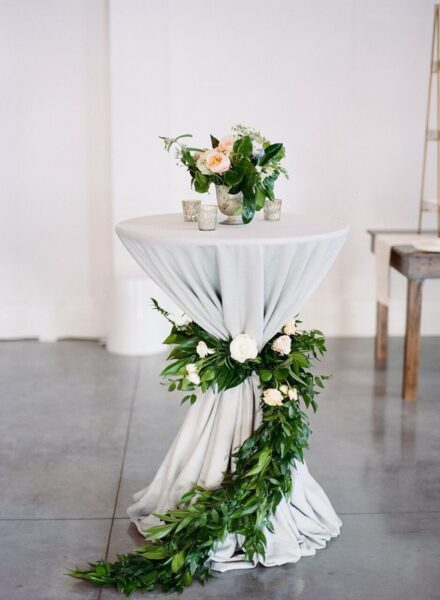 35 Perfect Wedding Cocktail Table Decor Ideas You Can Afford