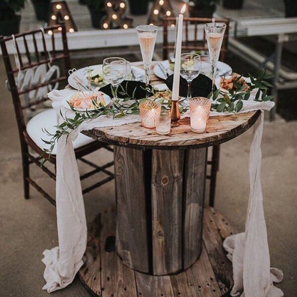 35 Perfect Wedding Cocktail Table Decor Ideas You Can Afford