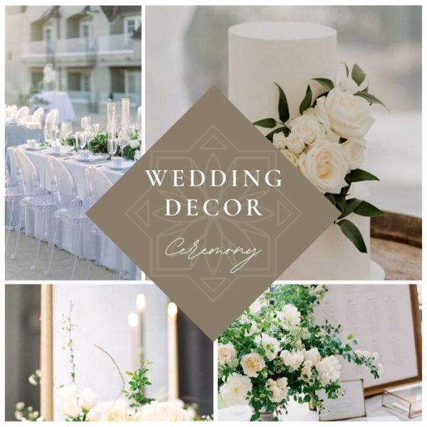 The Perfect Guide To All White Wedding Decor For Your Day