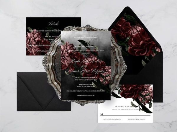 39 Gorgeous Fall Wedding Invitations to Fall in Love with