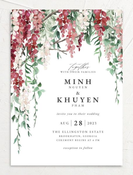 30 Stunning Spring Wedding Invitations that Leave You in Awe