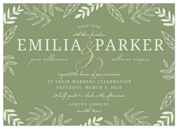30 Stunning Spring Wedding Invitations that Leave You in Awe