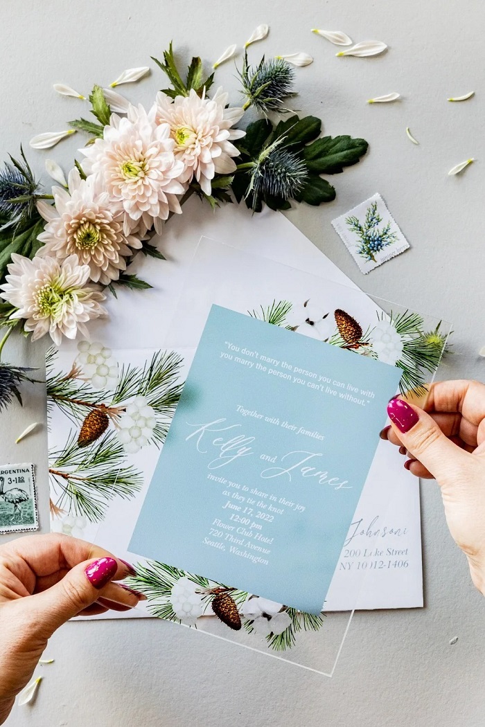 30 Stunning Spring Wedding Invitations that Leave You in Awe