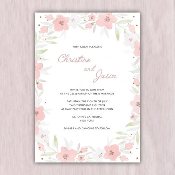 30 Stunning Spring Wedding Invitations that Leave You in Awe