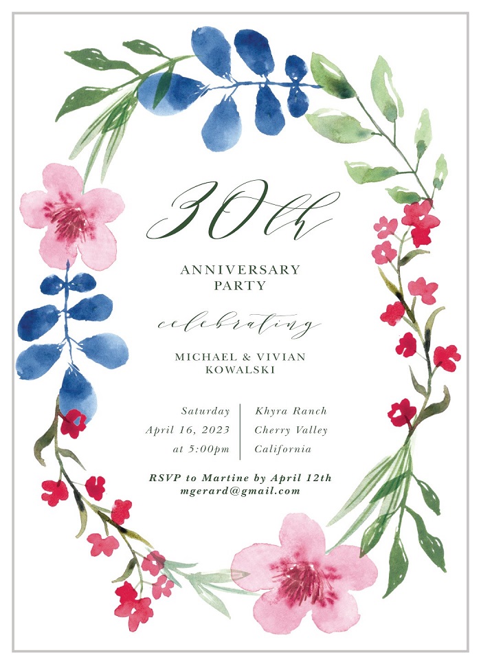 30 Stunning Spring Wedding Invitations that Leave You in Awe