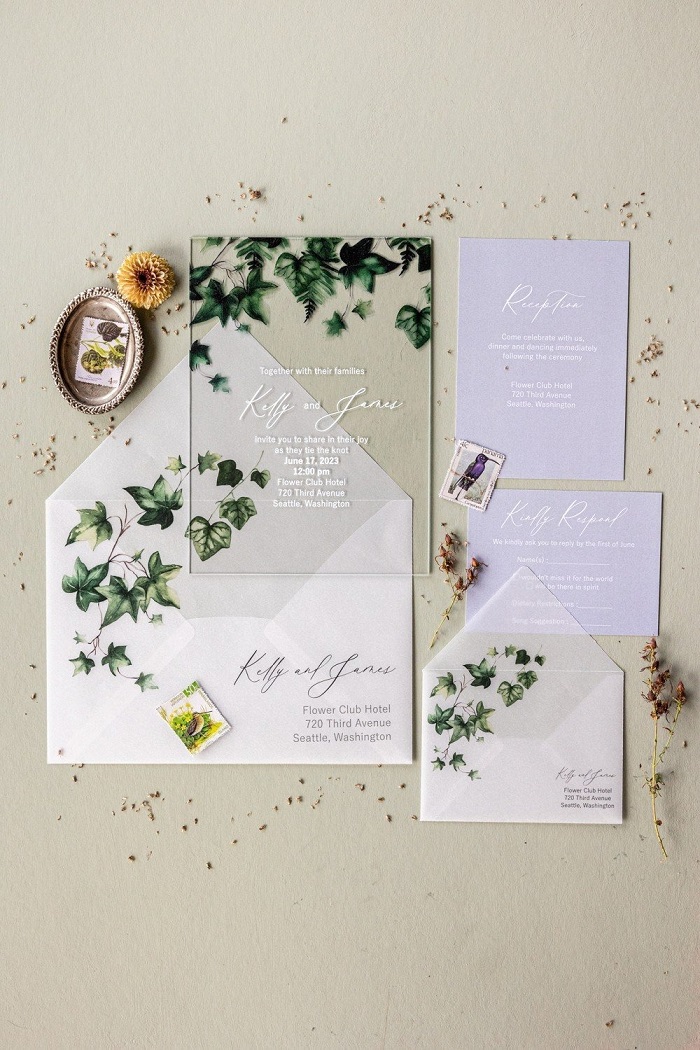 30 Stunning Spring Wedding Invitations that Leave You in Awe