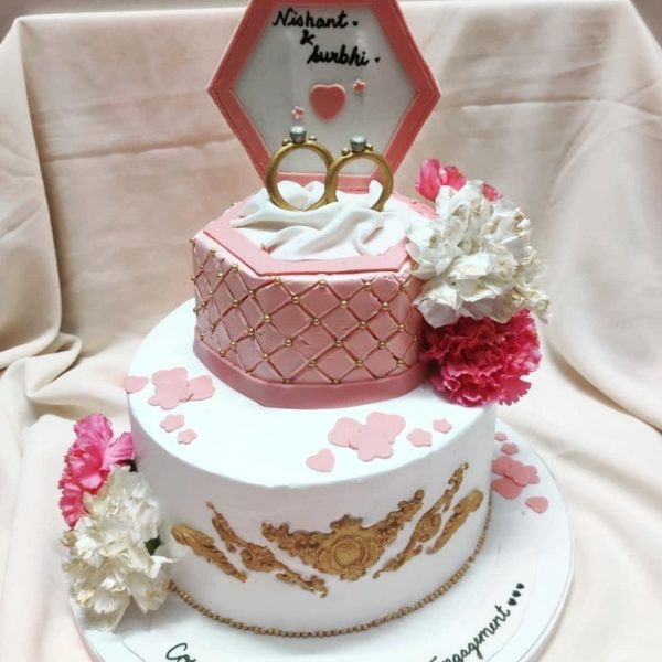 40 Adore Engagement Party Cake Ideas That Melt Your Heart