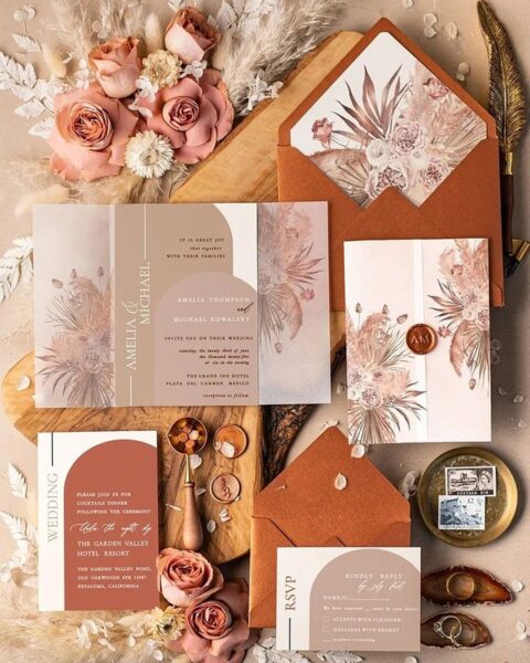 37 Wedding Invitation Ideas That Tell Your Love Story