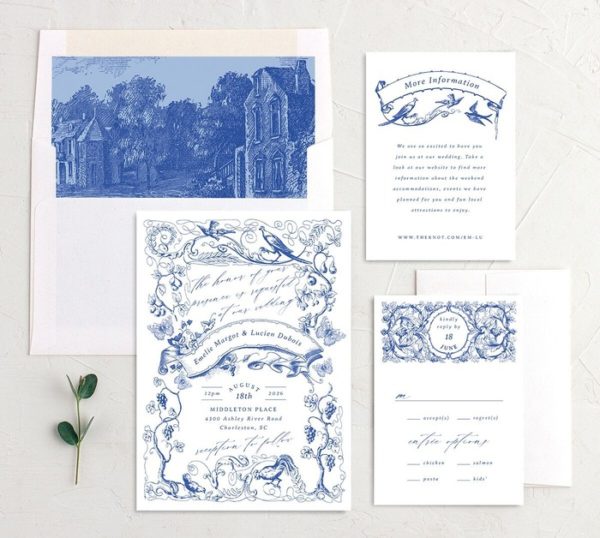 30 Stunning Spring Wedding Invitations that Leave You in Awe
