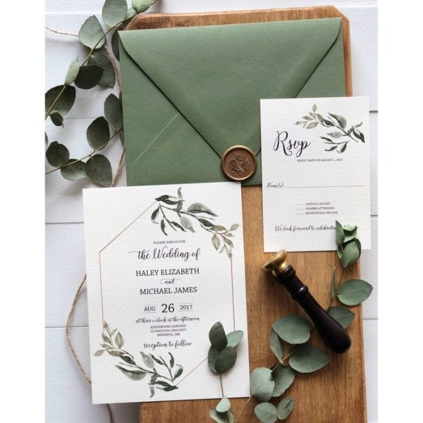 30 Stunning Spring Wedding Invitations that Leave You in Awe