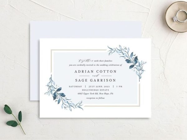 33 Elegant Winter Wedding Invitations That Feel Magical