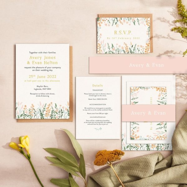 21 Perfect Floral Wedding Invitations for Your Celebration